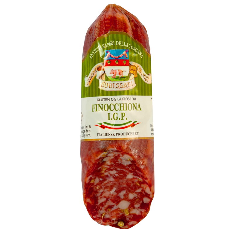Salami Fennikel 250g - Italiensk Klassisk Salami | Deli Drengene