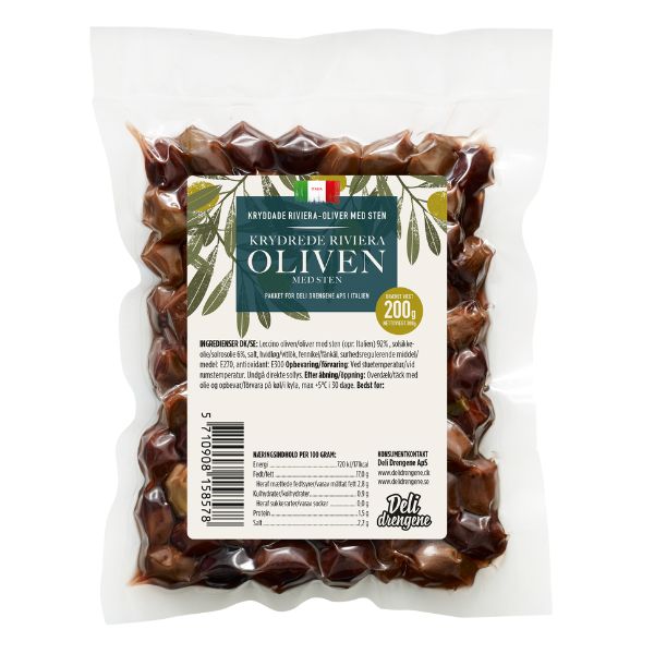 Mixed oliven 200g – Smagfuld blanding af grønne og sorte oliven