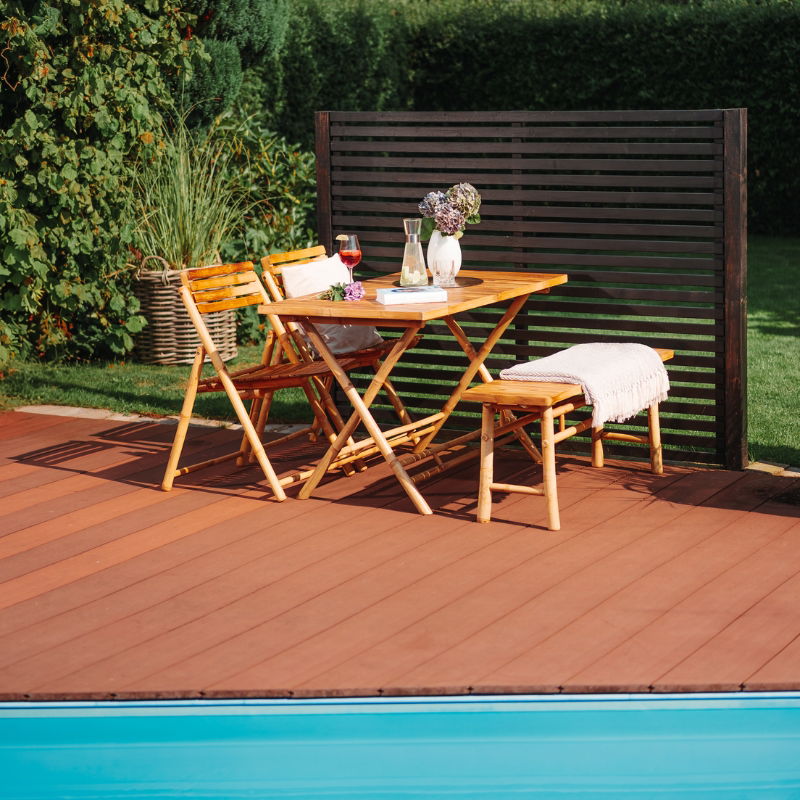 Håws Nooka bænk sort reb - moderne møbel - dansk design