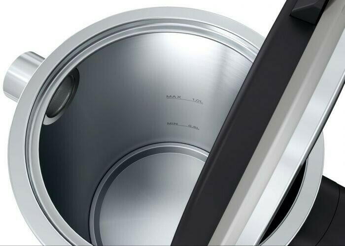 Elkedel med kapacitet til en hel liter