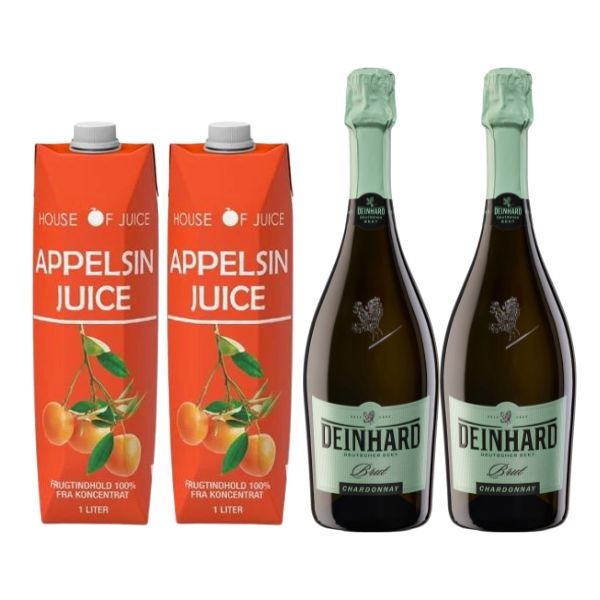 Velkomst Drinkspakke - Mimosa | Lav den perfekte velkomstdrink