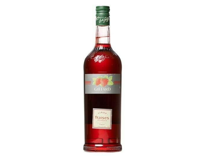 Giffard Jordbær Sirup FL 100 - Perfekt til cocktails og desserter