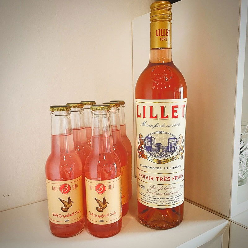 Pink Lillet Cocktail Pakke - Nyd lækre cocktails derhjemme
