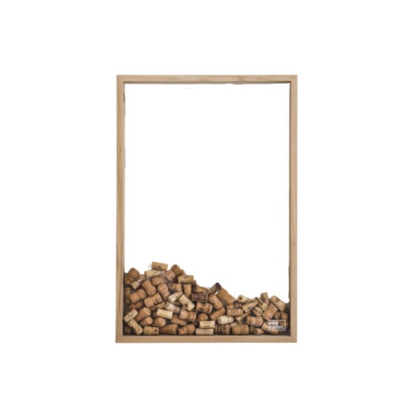 Ramme til vinpropper - Stilfuld opbevaring i egetræ