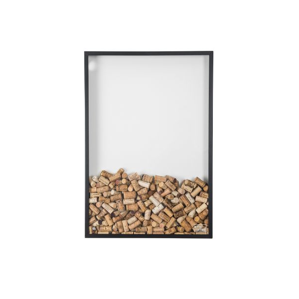 Ramme til vinpropper - Stilfuld opbevaring i mat sort