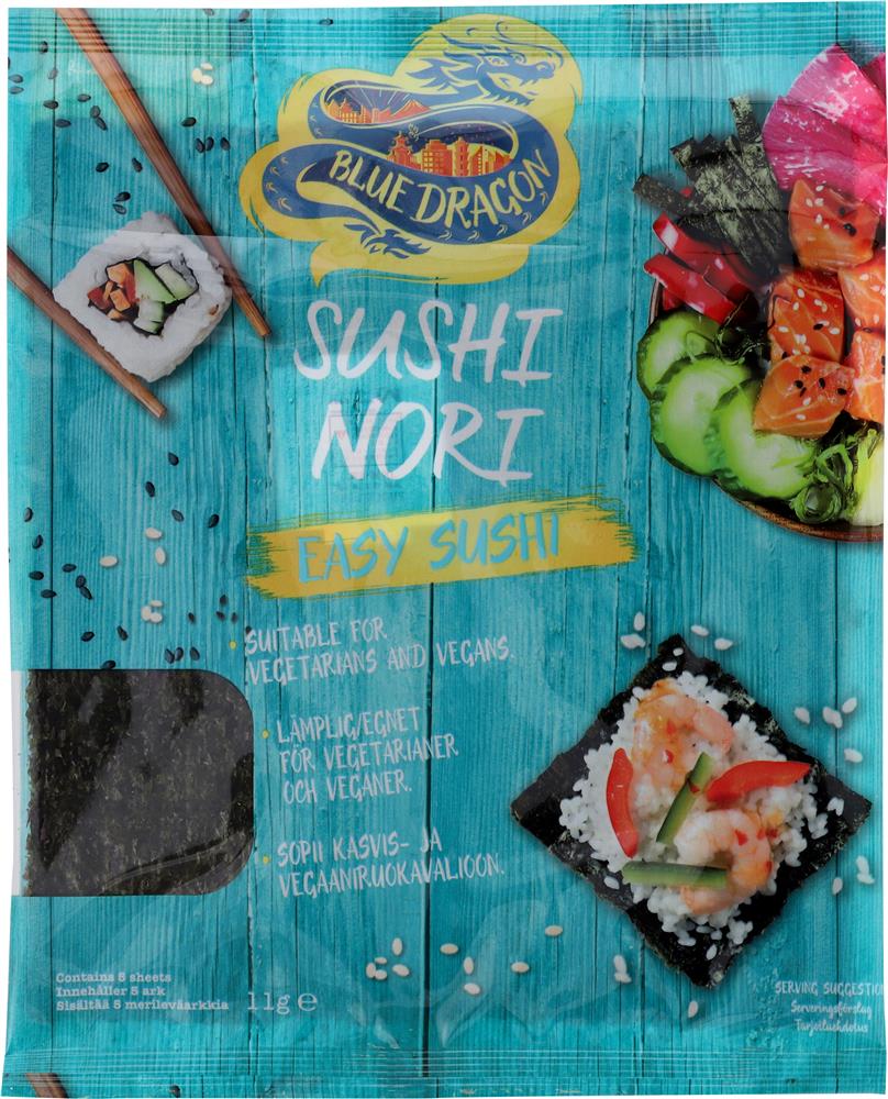 Tang Sushi Nori 5 stk - Perfekt til rullende sushi og japanske retter