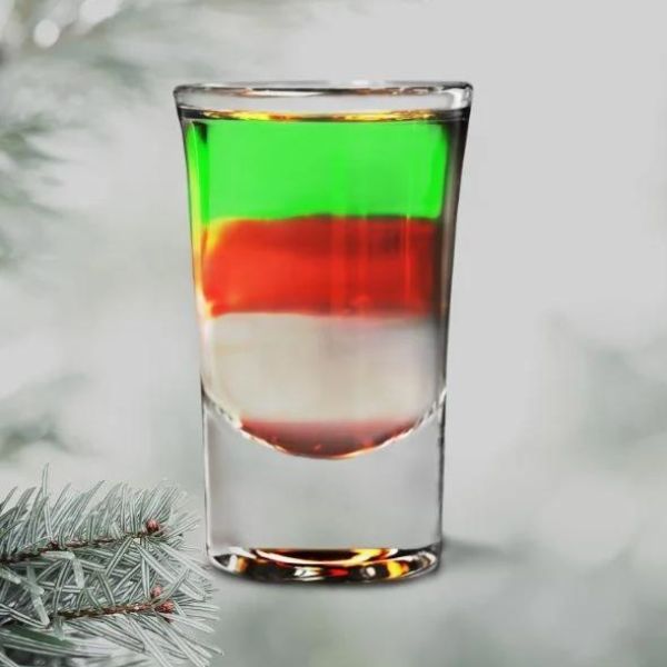 Santa Shot Cocktail - Festlig Julestemning i Et Glas
